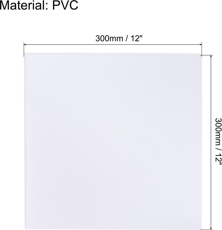 Unique Bargains PVC Foam Board Sheet,12mm x 300mm x 300mm,Double Sided ...