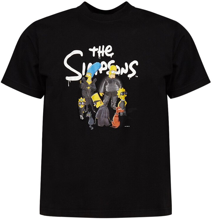 Balenciaga The Simpsons TM cotton t-shirt - ShopStyle