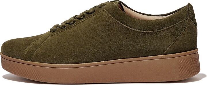 FitFlop Rally Suede Sneakers - ShopStyle