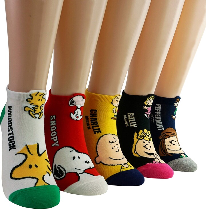 DASOM Peanuts Women Socks Snoopy's - - Medium - ShopStyle