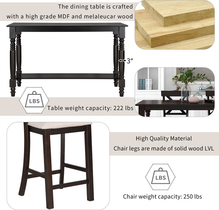 6-Piece Counter Height Dining Table Set - ShopStyle