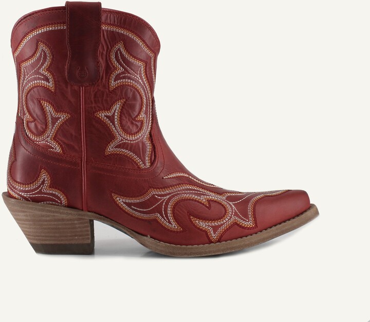 Regina Leather Cowgirl Boots - Classic Western Elegance & Comfort By ...