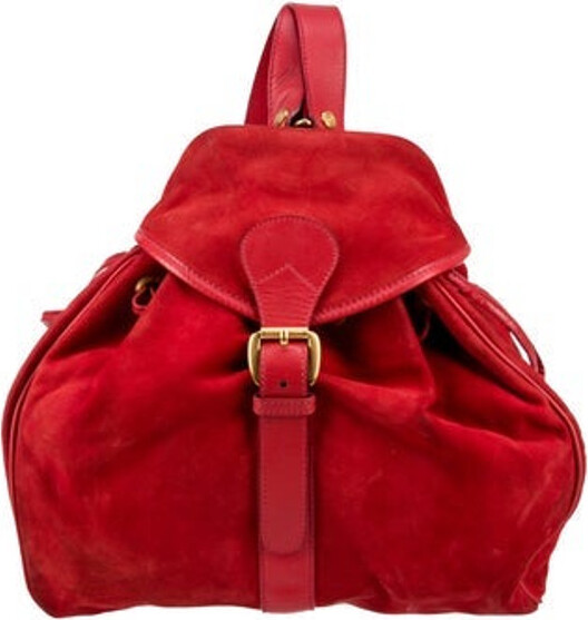 Gucci Vintage Suede Backpack - ShopStyle