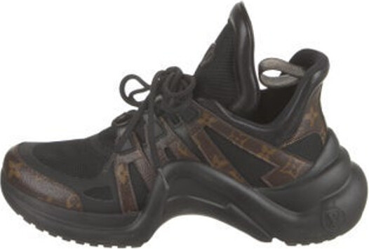 Louis Vuitton Leather Chunky Sneakers - ShopStyle