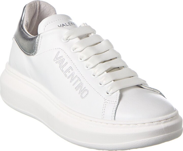 Valentino by Mario Valentino Fresia Leather Sneaker - ShopStyle