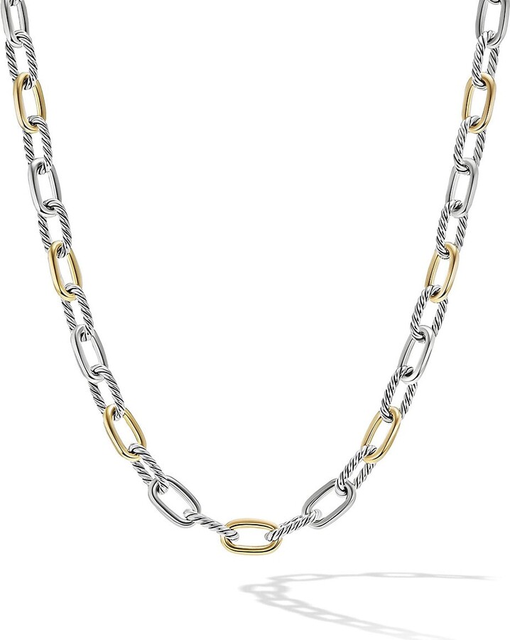 David Yurman Women's DY Madison Chain Necklace in Sterling Silver ...
