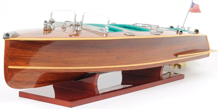 Old Modern Handicrafts Chris Craft Triple-cockpit Model Boat ...