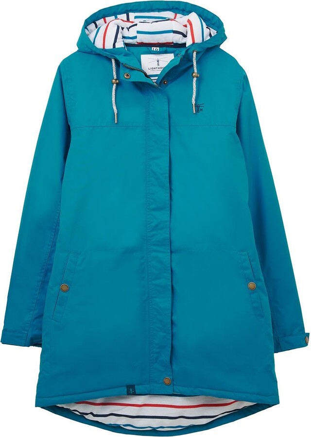 LightHouse Women's Eva Long Hooded Waterproof Coat - Ladies Breathable ...