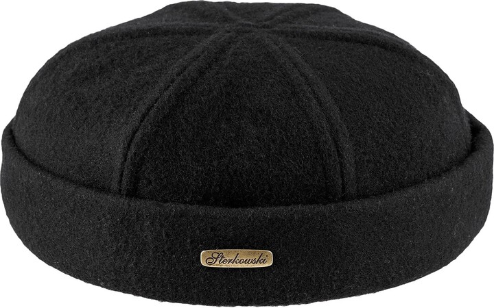 Sterkowski Docker Beanie Cap | 100% Wool | 54-65 cm Navy Watch Work ...