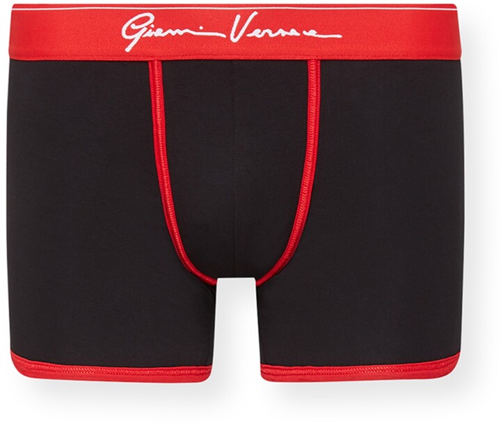 Versace Men's Two-Tone Signature Boxer Briefs - ShopStyle