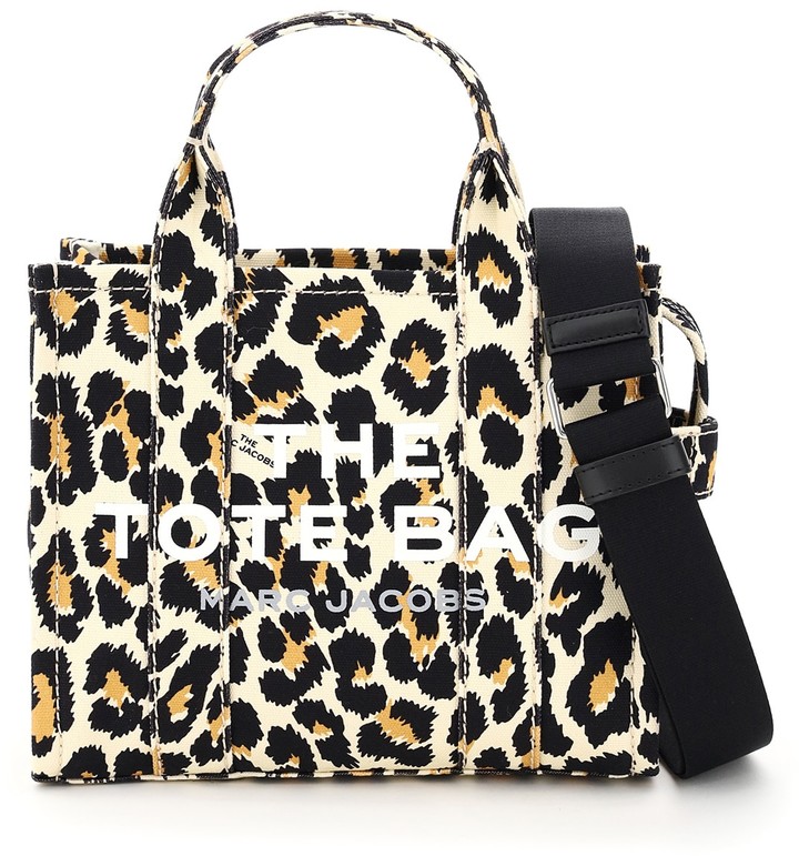 MARC JACOBS, THE MARC JACOBS (THE) THE LEOPARD TRAVELER TOTE BAG MINI ...