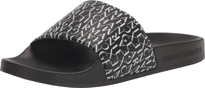 A|X ARMANI EXCHANGE Men's Logo Slide Sandal - ShopStyle