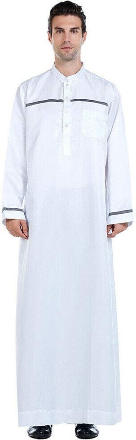 Janjunsi Malaysia Muslim Clothing Arab Middle East Men's Casual Robes ...