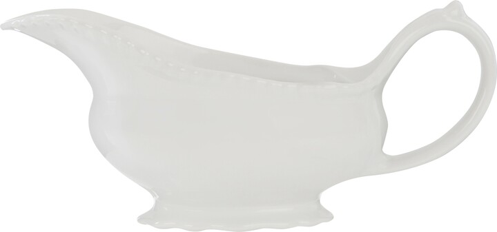 Premier Housewares Quinn Embossed White Sauce Server - ShopStyle Dinnerware