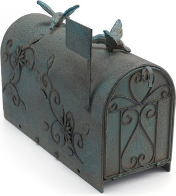 JASODI Heavy Duty Galvanized Steel Mailbox Post, Rural Mail Box Postal ...