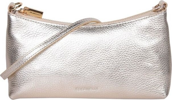 Coccinelle Aura Logo Debossed Shoulder Bag - ShopStyle