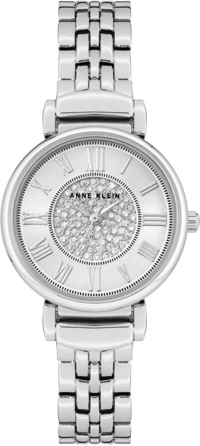 Anne Klein Women's Premium Crystal Accented Bracelet Watch - ShopStyle