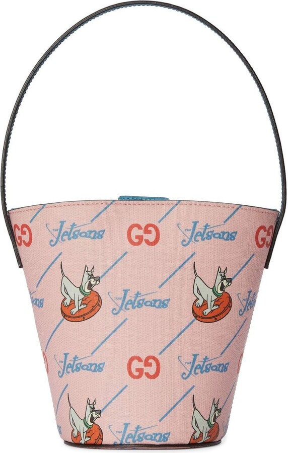 Gucci Children Jetsons canvas bucket bag - ShopStyle