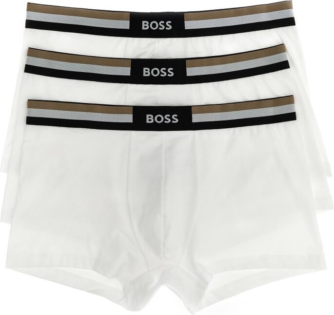 Boss Hugo Boss Pack Of Three Logo Waistband Boxers - ShopStyle