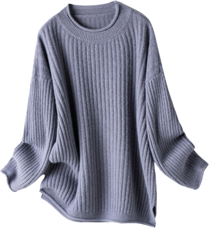 Goodnight Macaroon 'Cherry' Verticle Ribbed Rolled Sweater (3 Colors ...