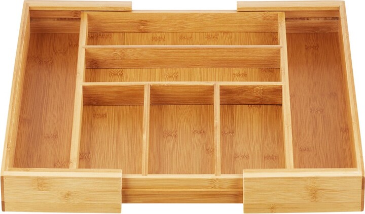 Container Store Expandable Bamboo Flatware Tray - ShopStyle Home Office