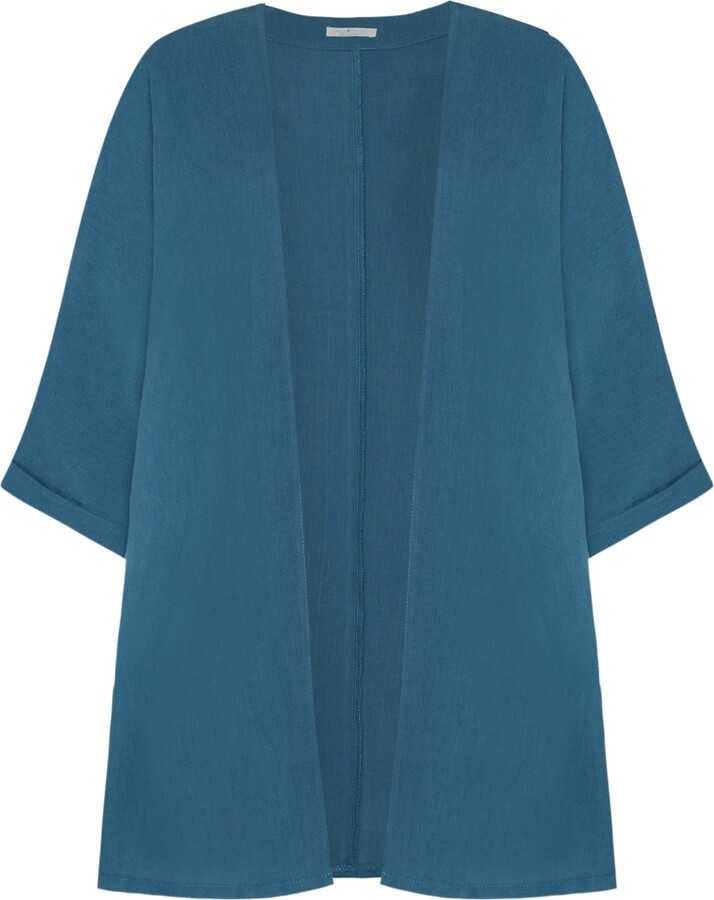 Bukawaswim - Etienne Linen Bukawa Kimono - ShopStyle Jackets