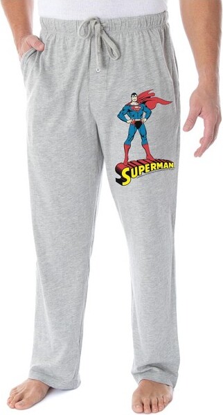 Intimo DC Comics Men's Vintage Superman Character And Logo Loungewear ...
