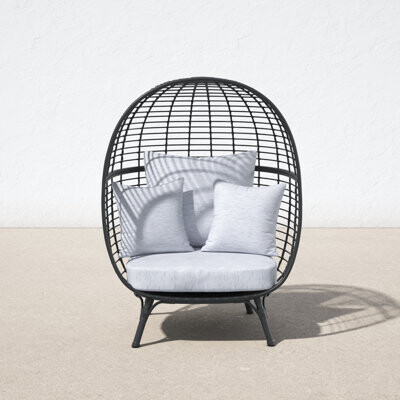 AllModern Cuddle Egg Patio Chair with Cushions - ShopStyle