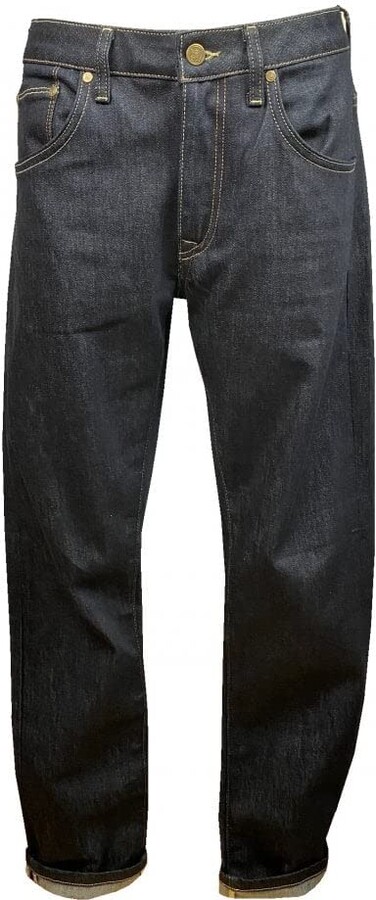 Trojan Zip Fly Stretch Straight Leg Badged Jean TC/1022 36L Raw - ShopStyle