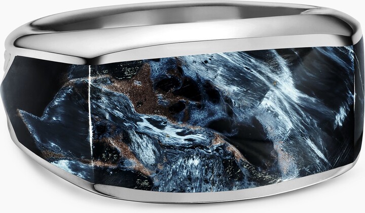 David Yurman Exotic Stone Signet Ring in Sterling Silver with ...