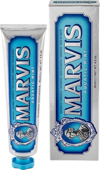 Marvis Toothpaste - Aquatic Mint (4.5 oz FULL SIZE) Sensational ...