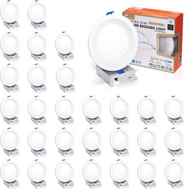 MW LIGHTING 6 Inch Canless 5 Selectable Color Temperature Ultra-Slim ...