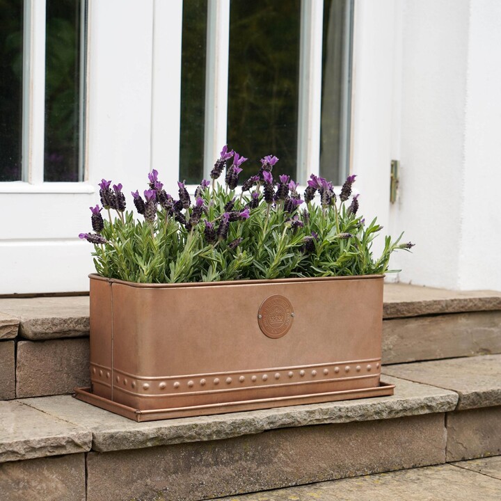 Ivyline Kew Aged Regency Outdoor Trough Copper - ShopStyle Garden Decor