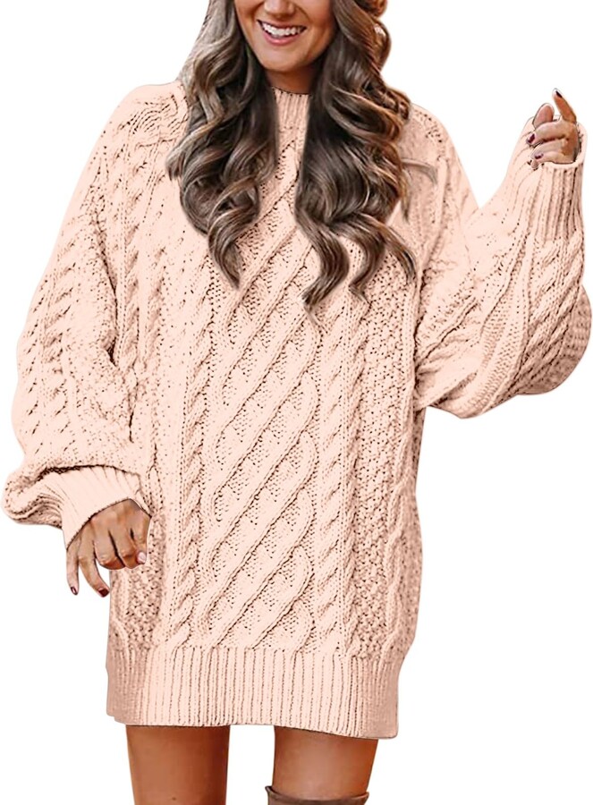 SDERG Women's Sleeveless Jumpers Chunky Jumpers for Women Uk ...