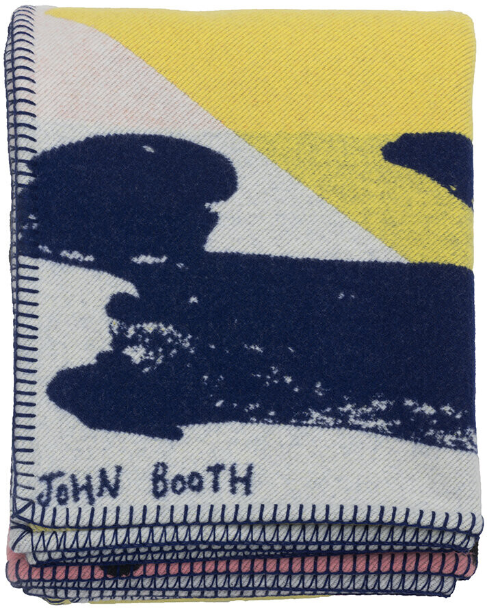 Begg x Co - Begg x Co John Booth Lambswool/Cashmere Blanket - Multi ...