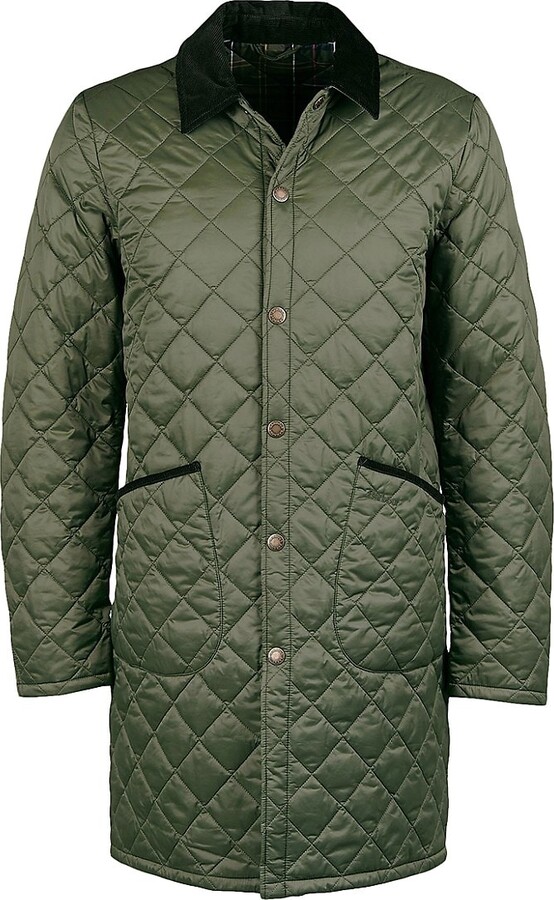 Barbour Long Liddesdale Quilted Jacket - ShopStyle