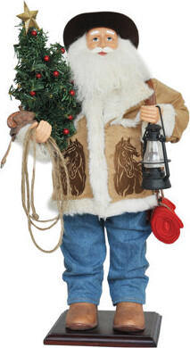 Santa's Workshop 24" Home On The Range Santa - ShopStyle Winter Decor