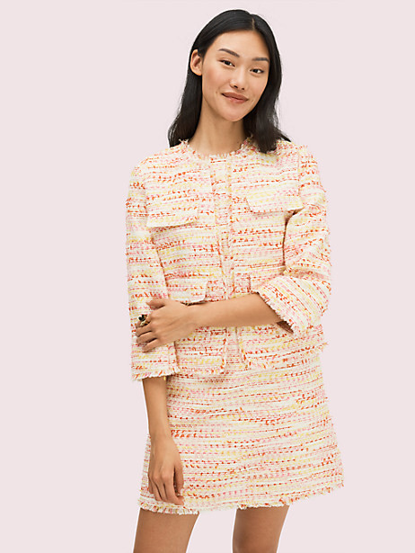 Kate Spade Multi Tweed Jacket - ShopStyle