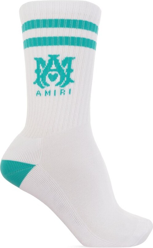 Amiri Logo Intarsia Stretch Socks - ShopStyle