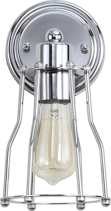 Jonathan Y Designs Designs1-Light Evelyn Chrome Vanity Light - ShopStyle