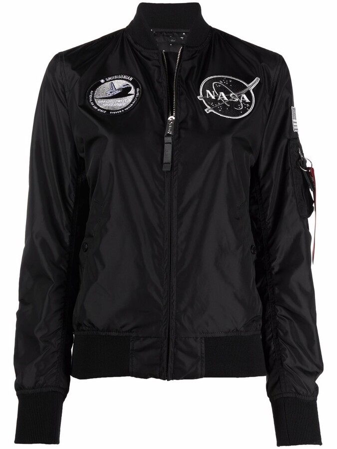 Alpha Industries NASA patch jacket - ShopStyle