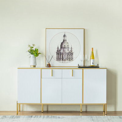 Mercer41 Four Doors And Two Drawers,modern Sideboard Buffet Cabinet ...