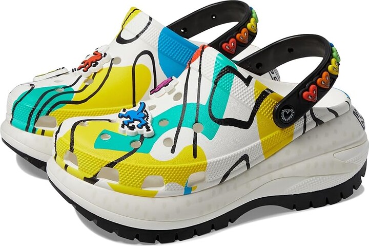 Crocs Haring Mega Crush Clog (Black) Slippers - ShopStyle