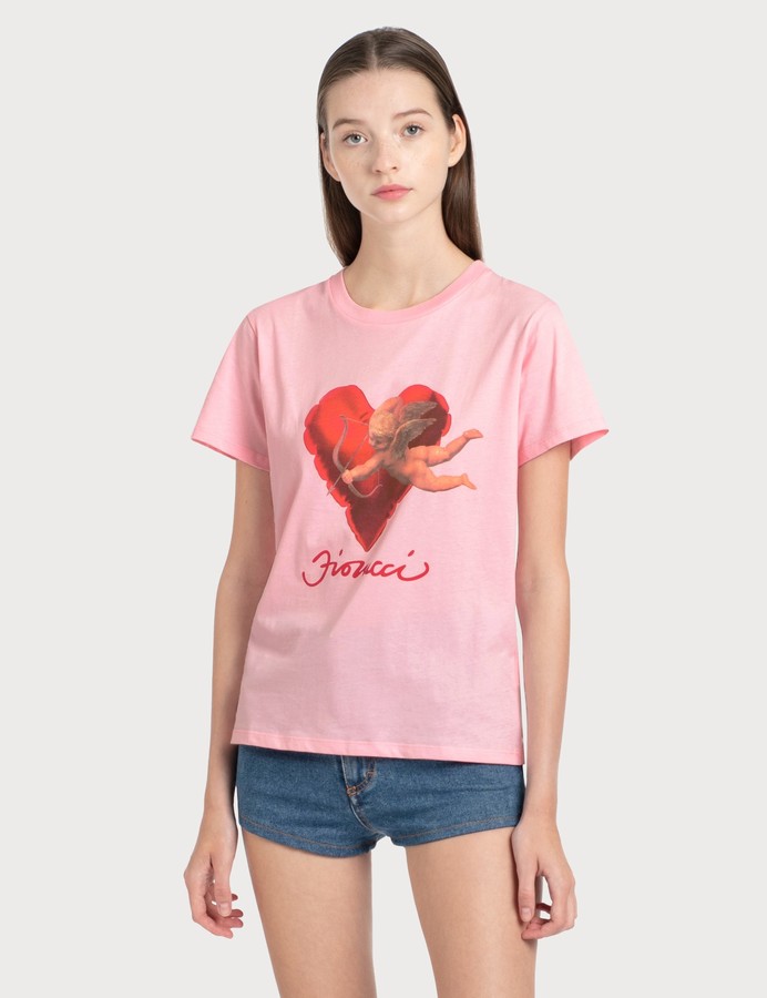 Fiorucci Heart & Cherub T-Shirt - ShopStyle