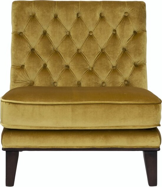 Chic Home Design Achilles Modern Neo Traditional Tufted Velvet Slipper ...