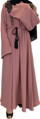 Vsadsau Middle East Long Dress Abaya Woman Muslim Hijab Islamic ...