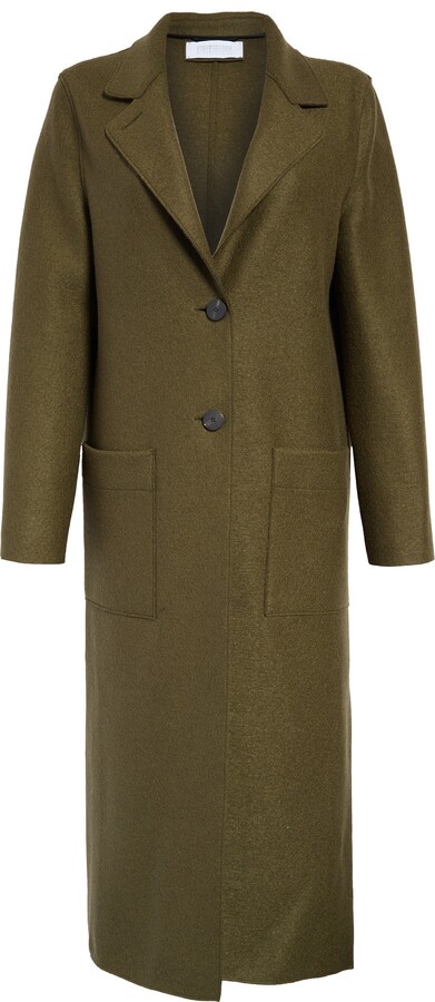 Harris Wharf London Longline Wool Coat - ShopStyle