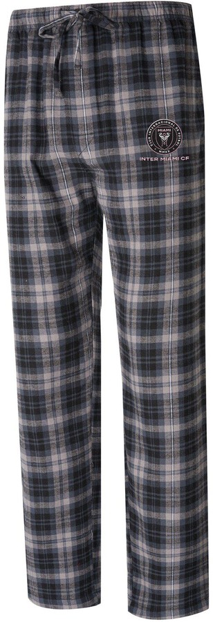 Men's Concepts Sport Black/Gray Inter Miami CF Parkway Flannel Sleep ...