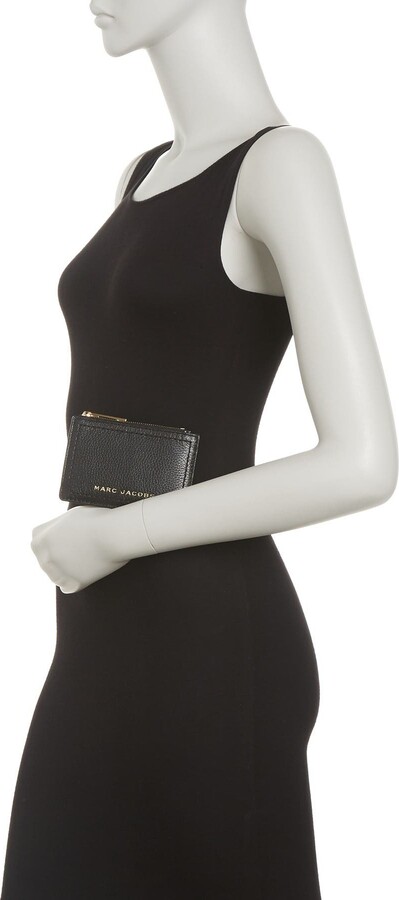 Marc Jacobs The Groove Leather Zip Top Wallet - ShopStyle