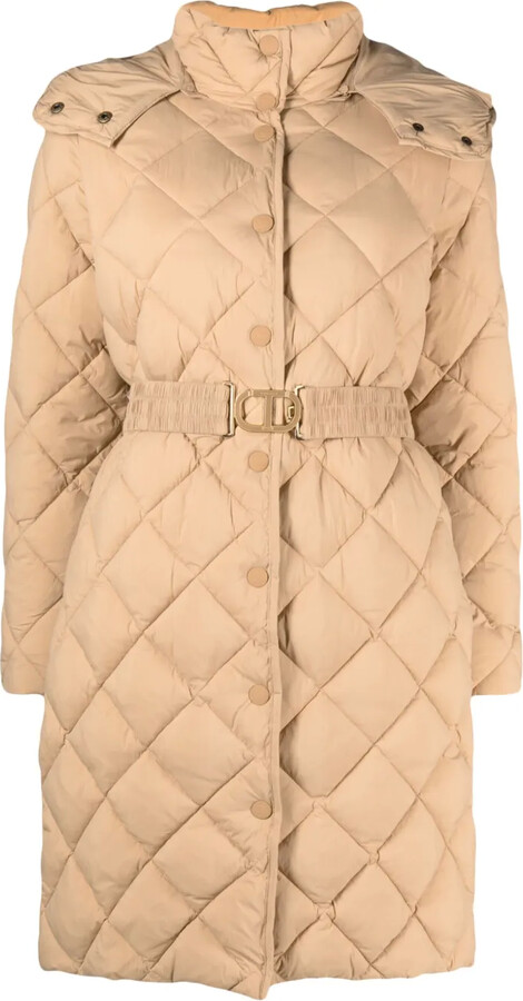 Twin-Set Diamond-Quilted Coat - ShopStyle